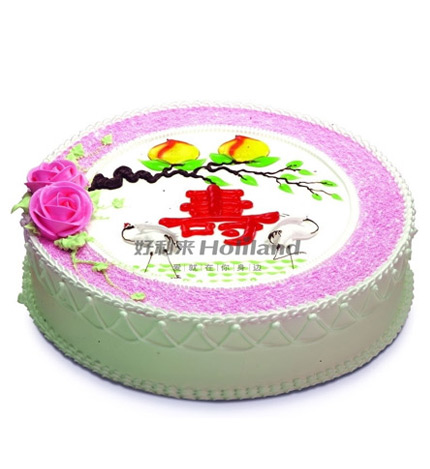 长寿(10寸):10寸,鲜奶蛋糕_好利来蛋糕-花礼网（鲜花礼品网）
